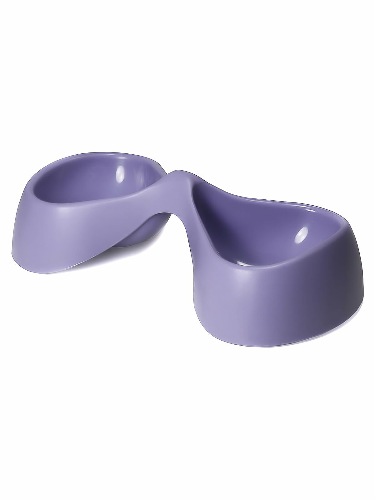 Миска двойная Bicio, 2х230 мл, сиреневая (лиловая) United Pets VLT-GU0121LI