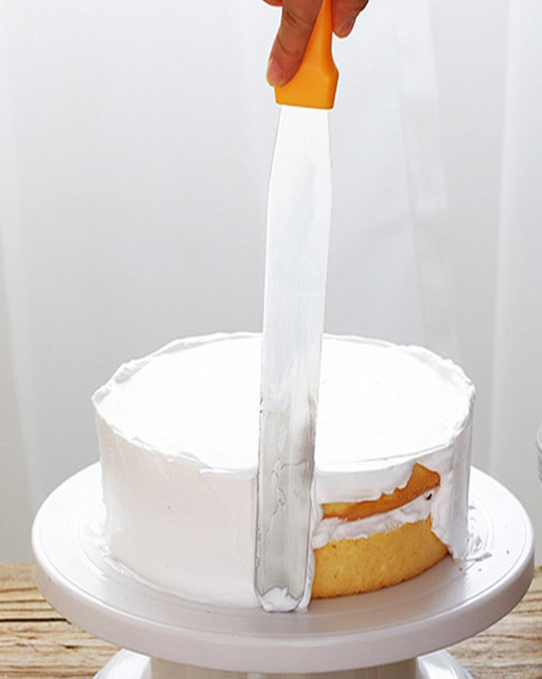 Лопатка-палетка с пластиковой ручкой,