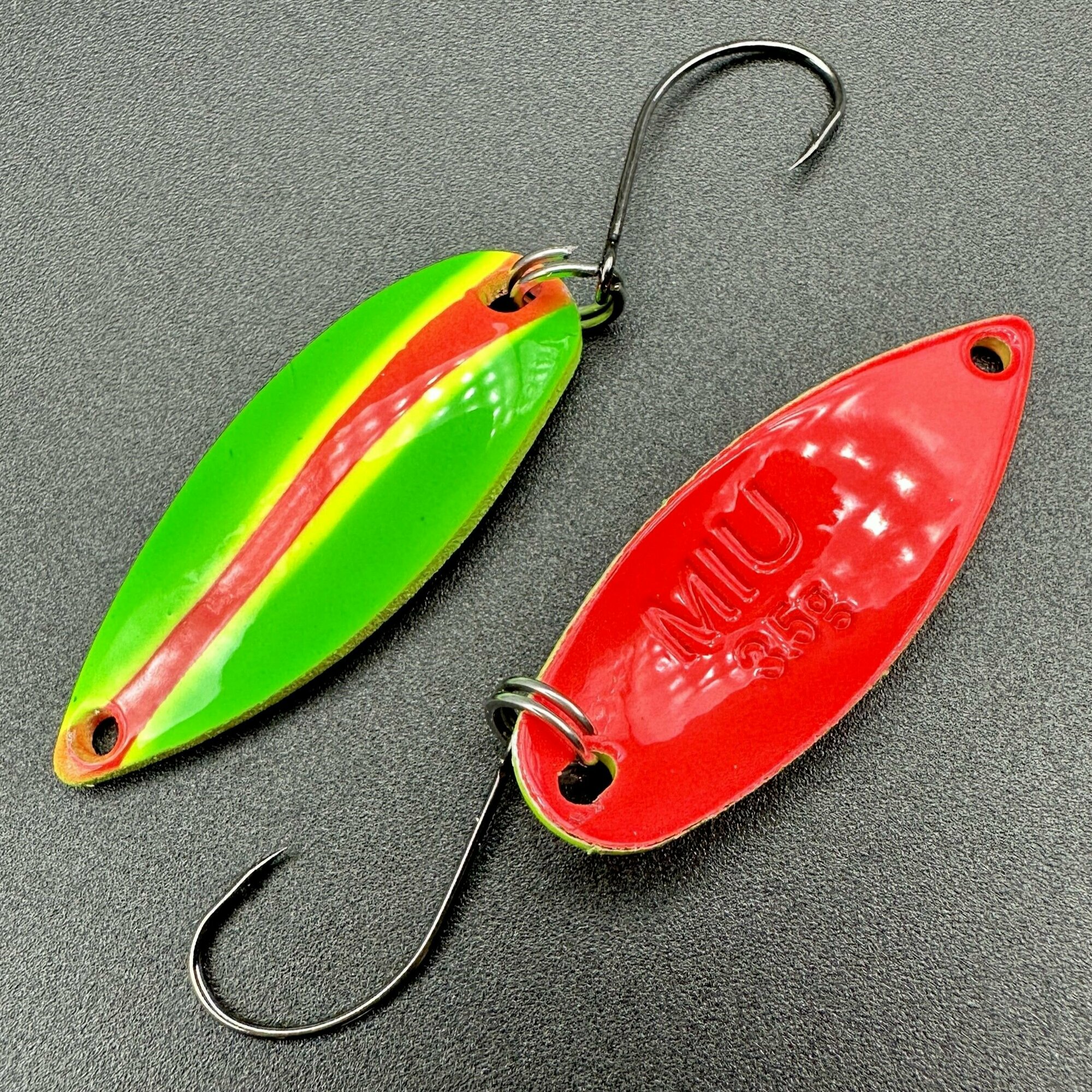 Блесна MIU Forest микроколебалка весом 3,5 грамма для ультралайтового спиннинга. Подойдет для ловли форели, окуня, голавля, жереха, хариуса, щуки и красноперки.