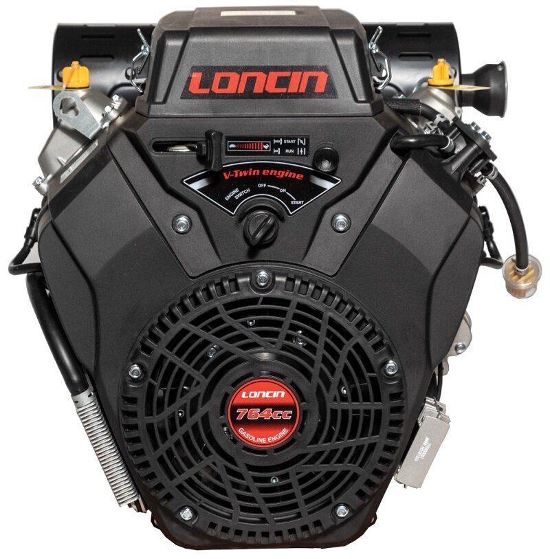 Двигатель Loncin LC2V80FD (H type) V-образн,764 см3, D25 мм, 20А руч. и эл. запуск (без глушителя)