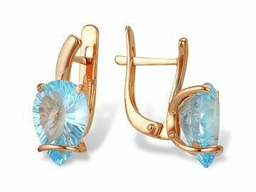 Серьги, золото, 585 проба