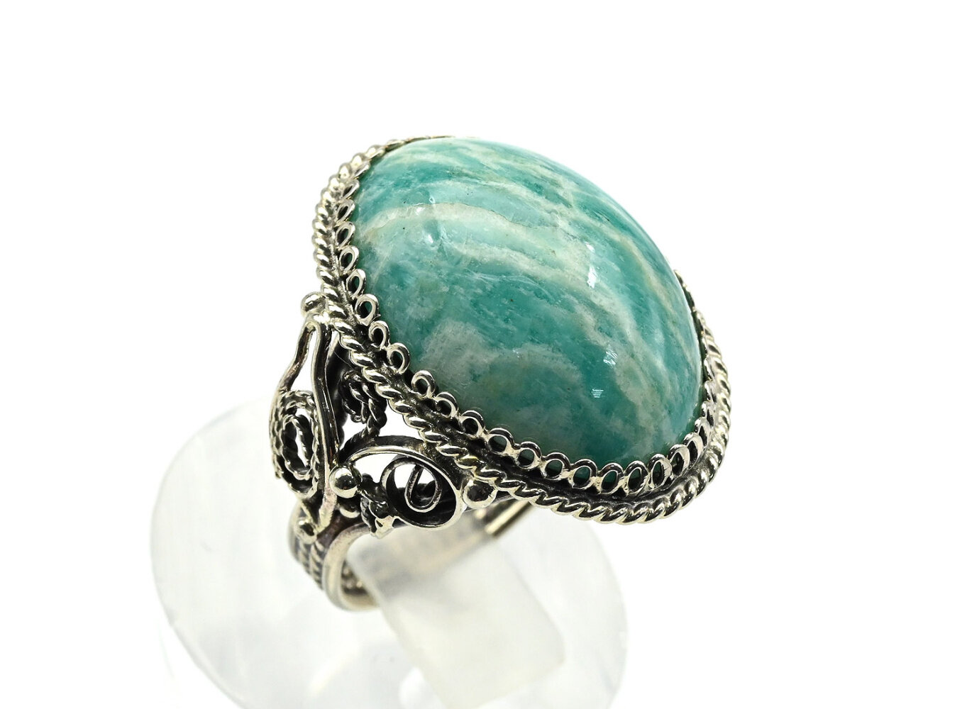 Кольцо, амазонит