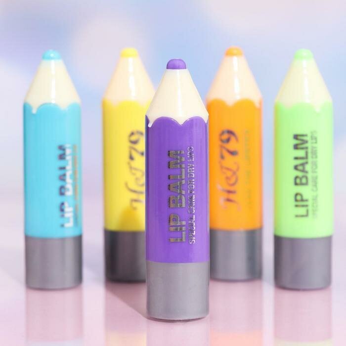 Помада детская бесцветнаяцветов и ароматов (24 шт)