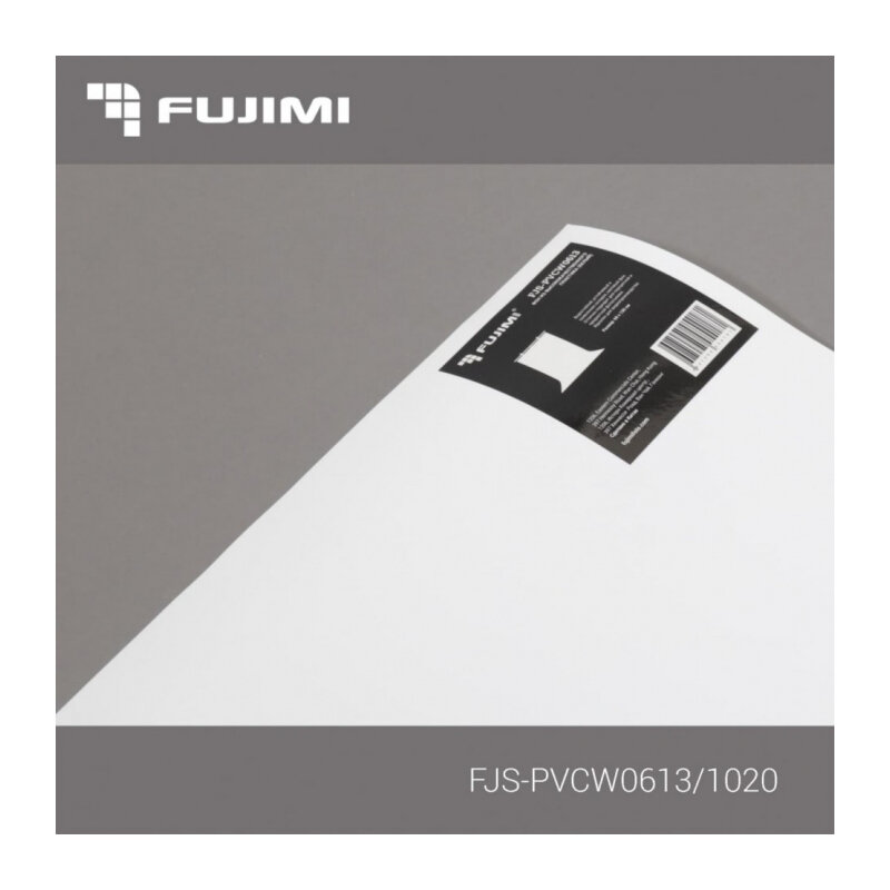 Fujimi FJS-PVCW1020 прямоугольный фон, пластик 0,8мм, 100х200см белый