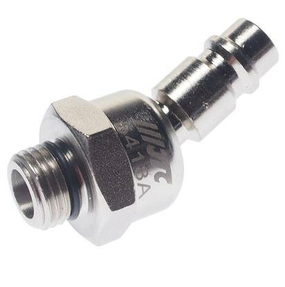 JTC-5418A Соединитель быстросъемный шаровый 1/4", угол 60град. L-56мм, раб. давл. 15кгс/см3