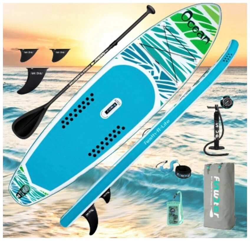Sup board (Сап борд) Надувная доска Fayean Ocean 10.6 (полный комплект)