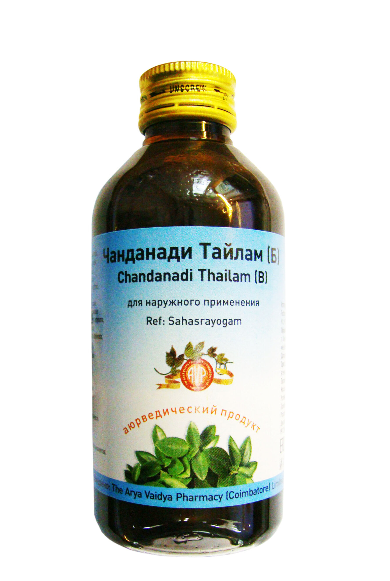 Чанданади тайлам 200мл/Chandanadi thailam 200ml/Индия/AVP