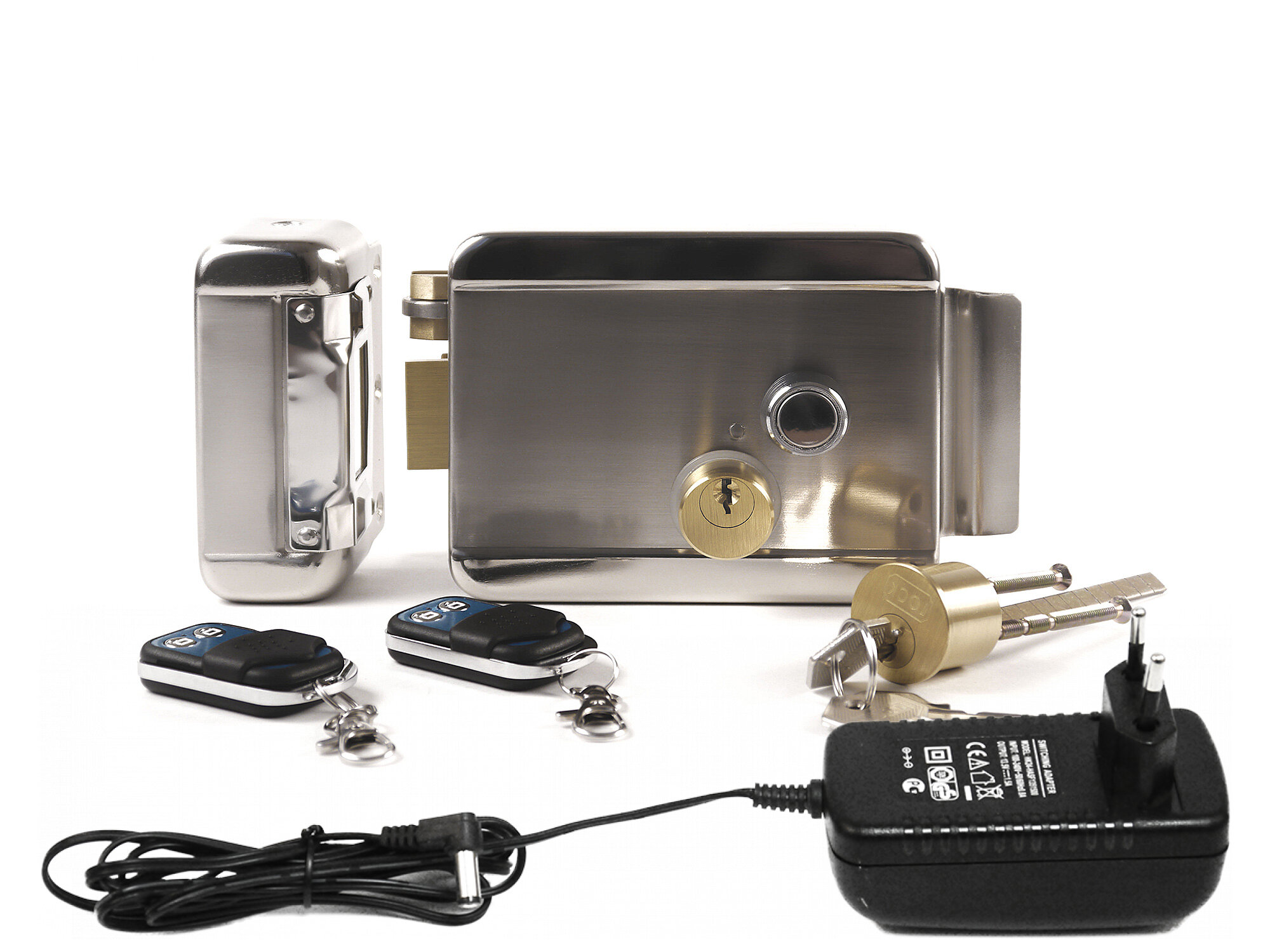 Омега - Anxing Lock (Q7374EU) - электромеханический замок с радиоуправляемым блоком питания для дистанционного открытия