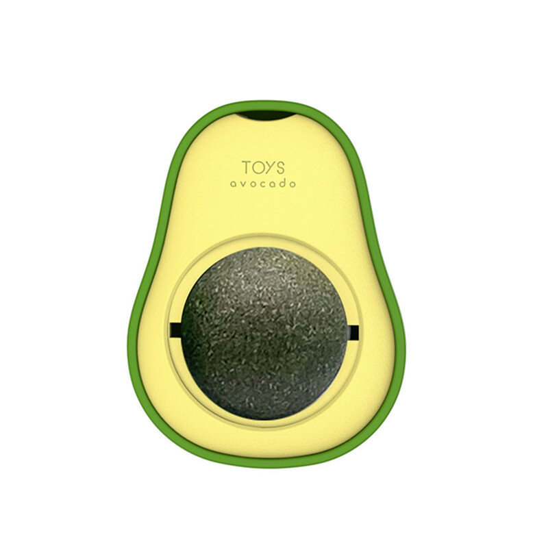 Интернет-хит: игрушка для кошек в виде шарика с кошачьей мятой и авокадо, для самостоятельных игр, снятия скуки,