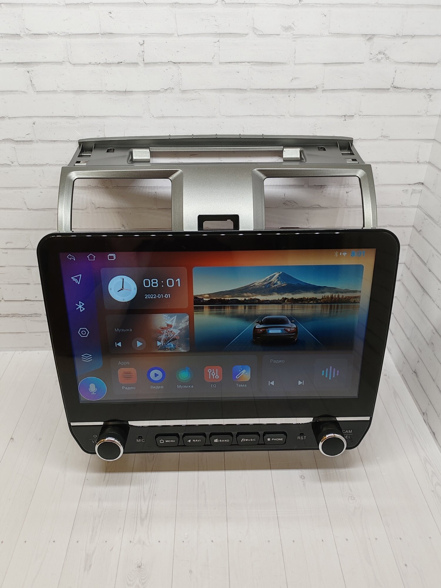 Магнитола андроид с крутилками для УАЗ Патриот 2012-16г/ 4+64гб/Android-Auto/CarPlay