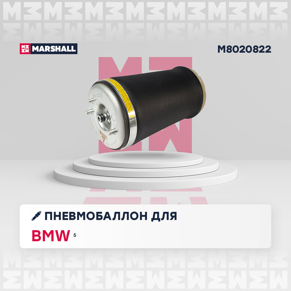 Пневмобаллон (правая задняя) BMW: 5 кросс-номер: ARNOTT A2738 OEM: 37121094614 37121095082