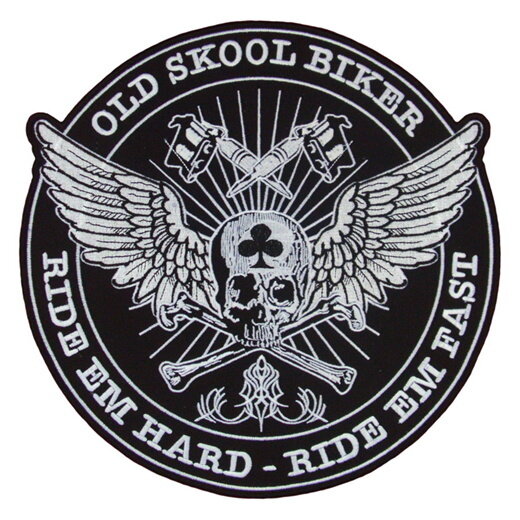 Нашивка OLD SKOOL BIKER