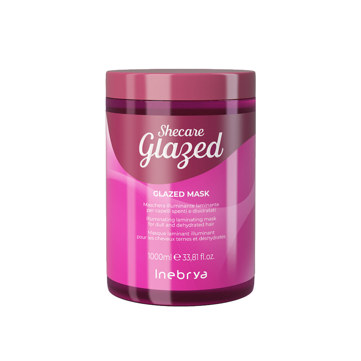 Маска для блеска тусклых и матовых волос Inebrya Shecare Glazed Mask, 1000 мл