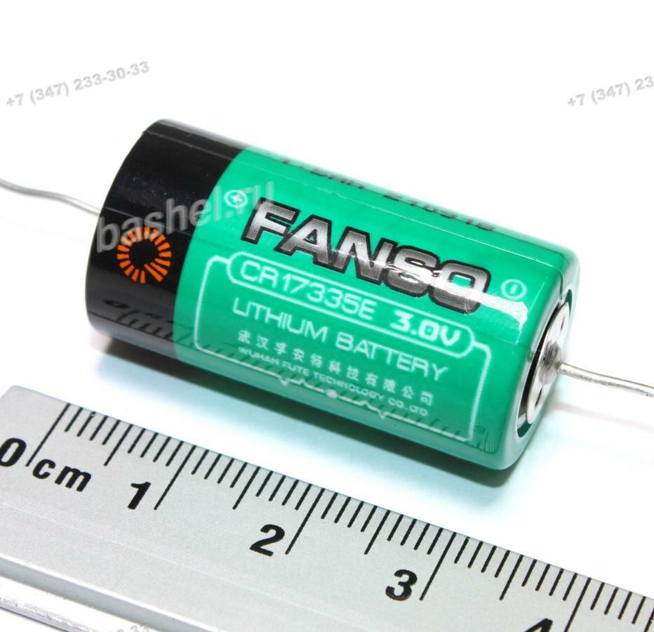 CR17335E/P, Батарейка, 2/3AA, FANSO, (3 В, 1500 мАч, -40…70°C)