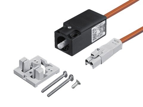 Концевой выключатель двери Rittal 4315320, переключающий элемент, с кабелем, оранжевый