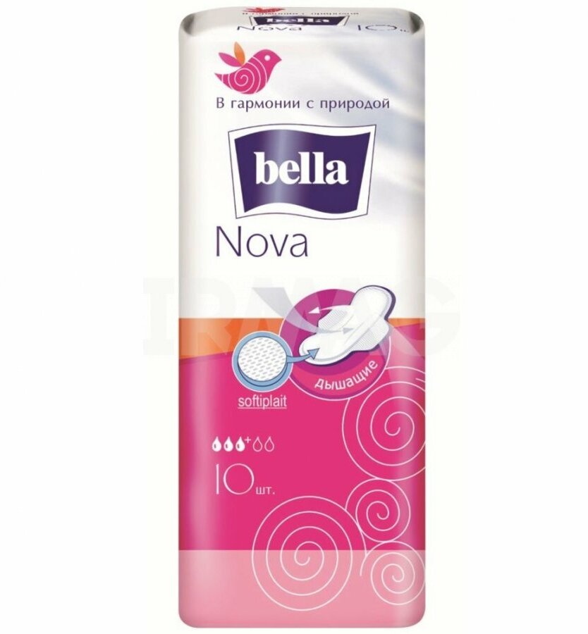 Гигиенические прокладки Bella Nova softiplait, 10шт