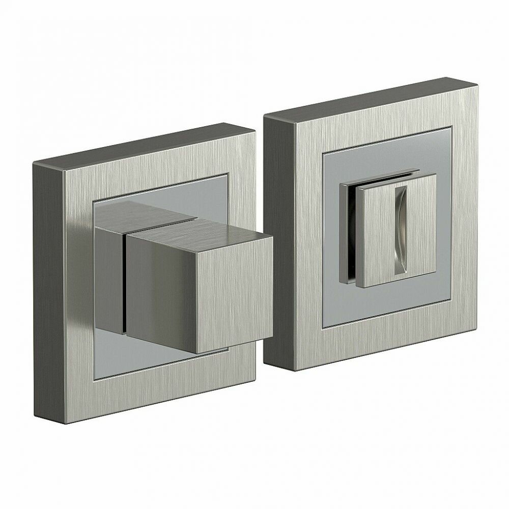 Дверной Фиксатор Bravo Promo AS-2WC SN/C МатНикель/Хром для Межкомнатных Дверей / Браво.