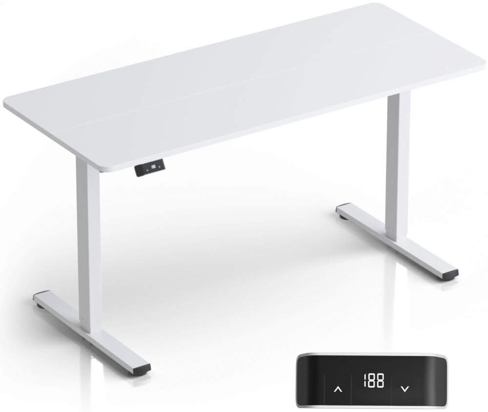 Моторизированный стол с регулировкой по высоте, белый Onkron WDT221E-W