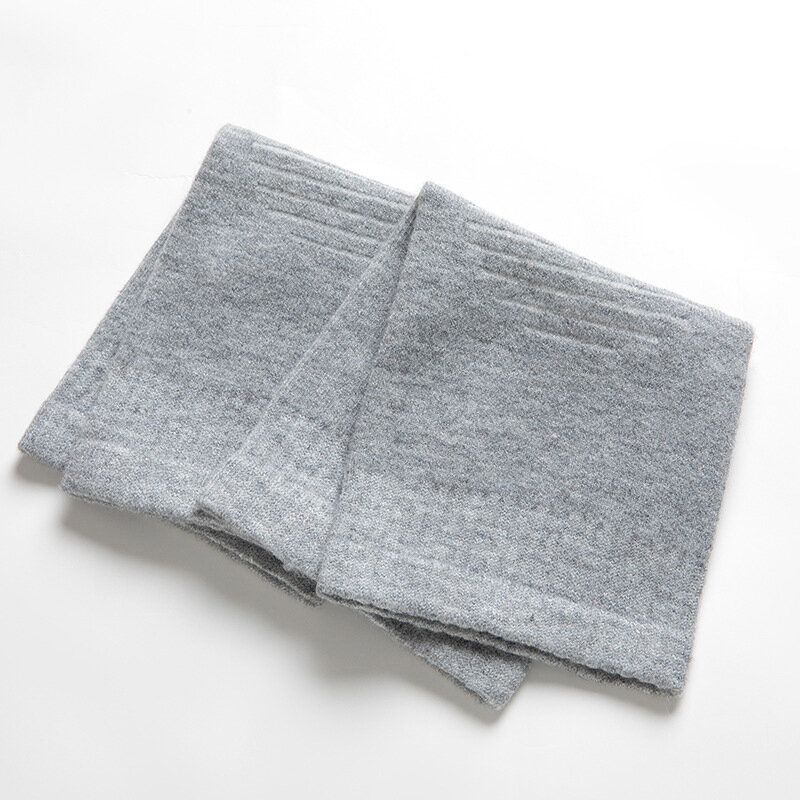 Наколенники "Осенняя и зимняя шерсть", светло-серые