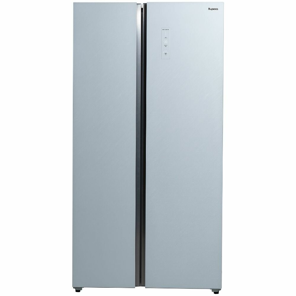 Холодильник Side-by-Side Бирюса SBS 541 TWG, текстурированное белое стекло