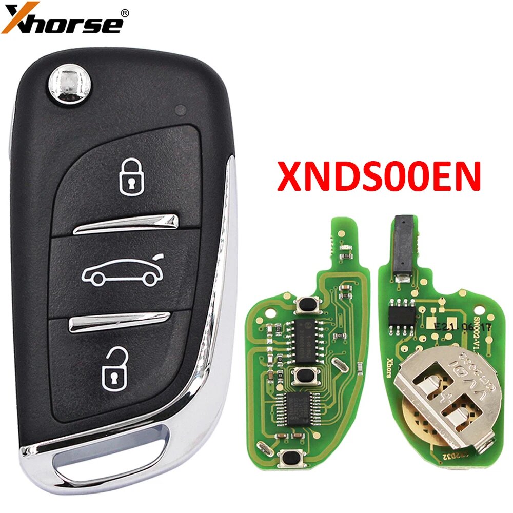 Xhorse 1/2/5/10 шт./лот XNDS00EN XNBU01EN XNHO00EN XNFO01EN XNTO00EN XNHY02EN VVDI беспроводной пульт дистанционного управления для Mini VVDI Key Tool Max Pro XNDS00EN, 5Pcs