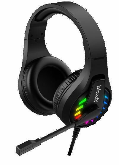 Наушники A4Tech Bloody G230 черный 2м накладные USB оголовье (G230)