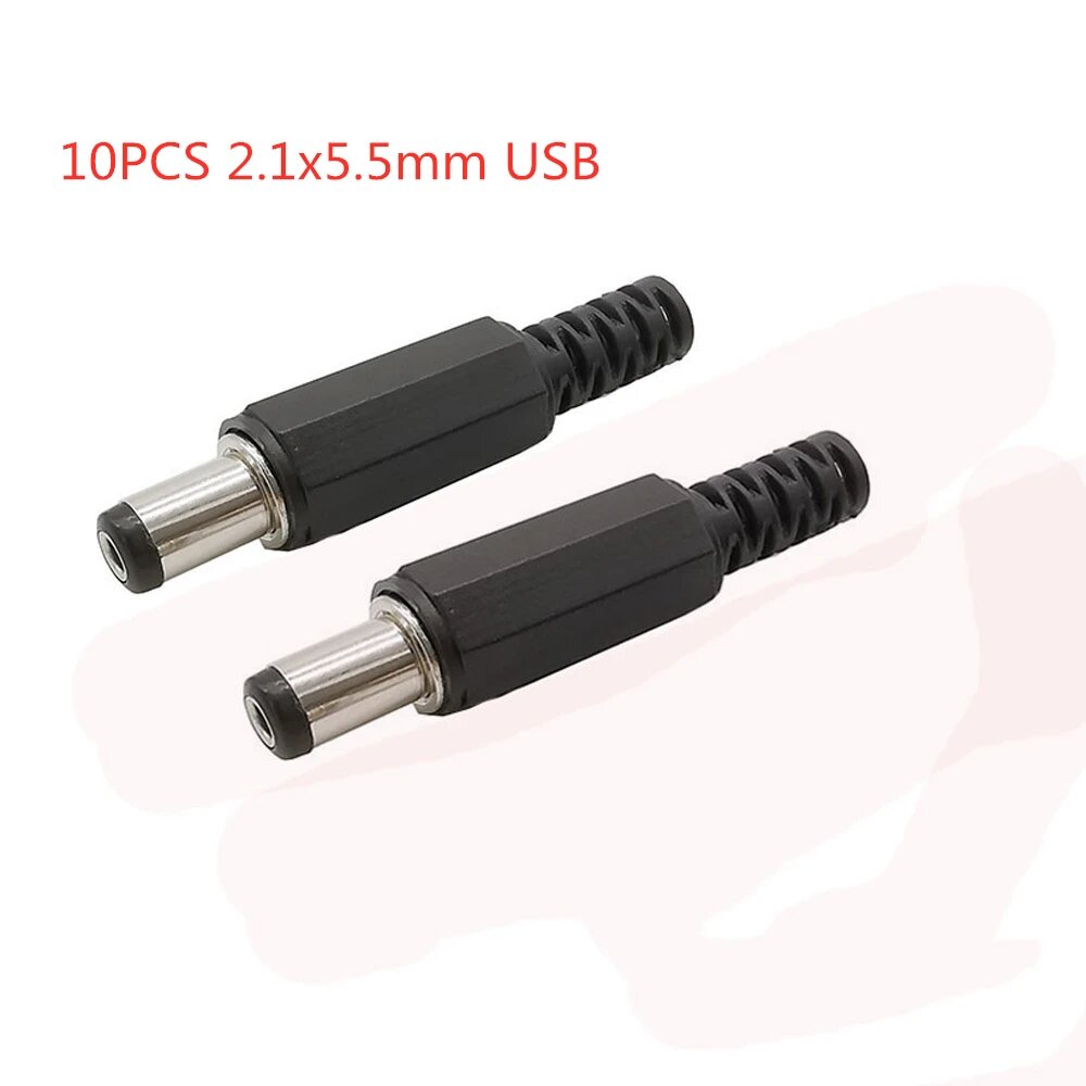 Адаптеры питания HESAI DC-022B 2.1x5.5 мм 10PCS 2.1x5.5mm USB
