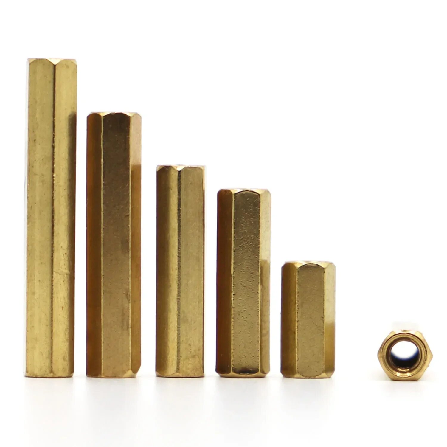 Латунные шпильки NLW M2 M2,5 M3 M4 M3 10pcs, 15mm