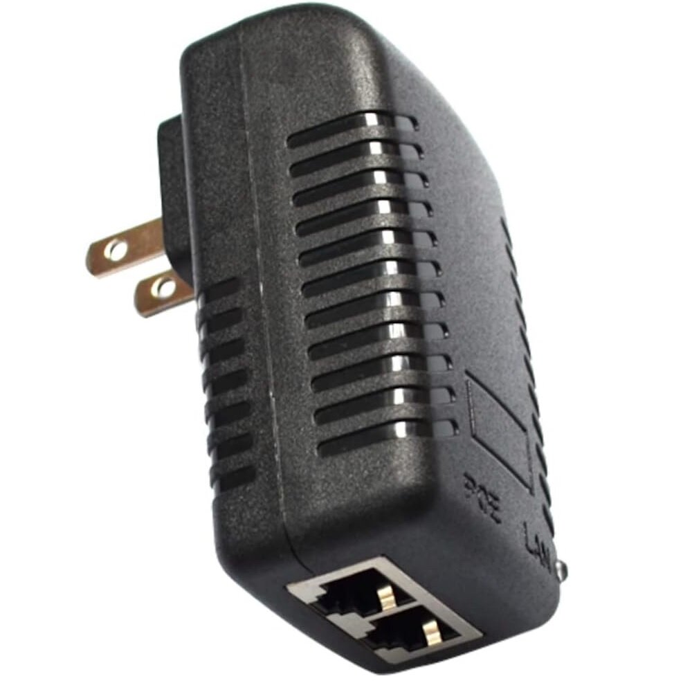 48V 0.5A 24W POE Injector Power Over Ethernet Adapter For 802.3af IP Phone US Plug