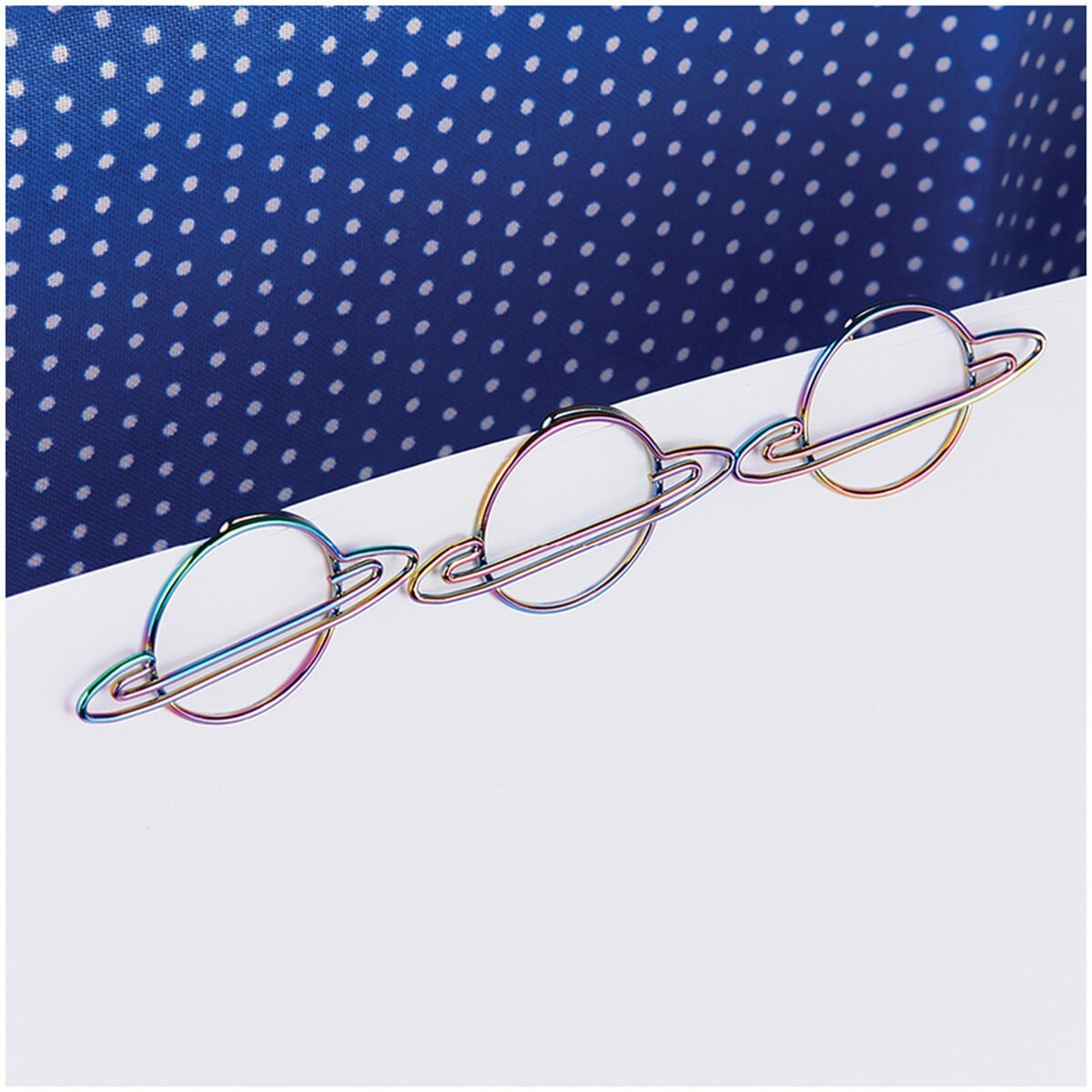 Скрепки фигурные Meshu "Planets", 31мм, пакет с европодвесом, 6шт. (MS_41583)