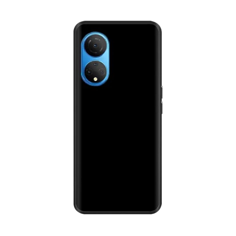 Чехол матовый для Huawei Honor X7 (Хуавей Хонор Х7 ), черный