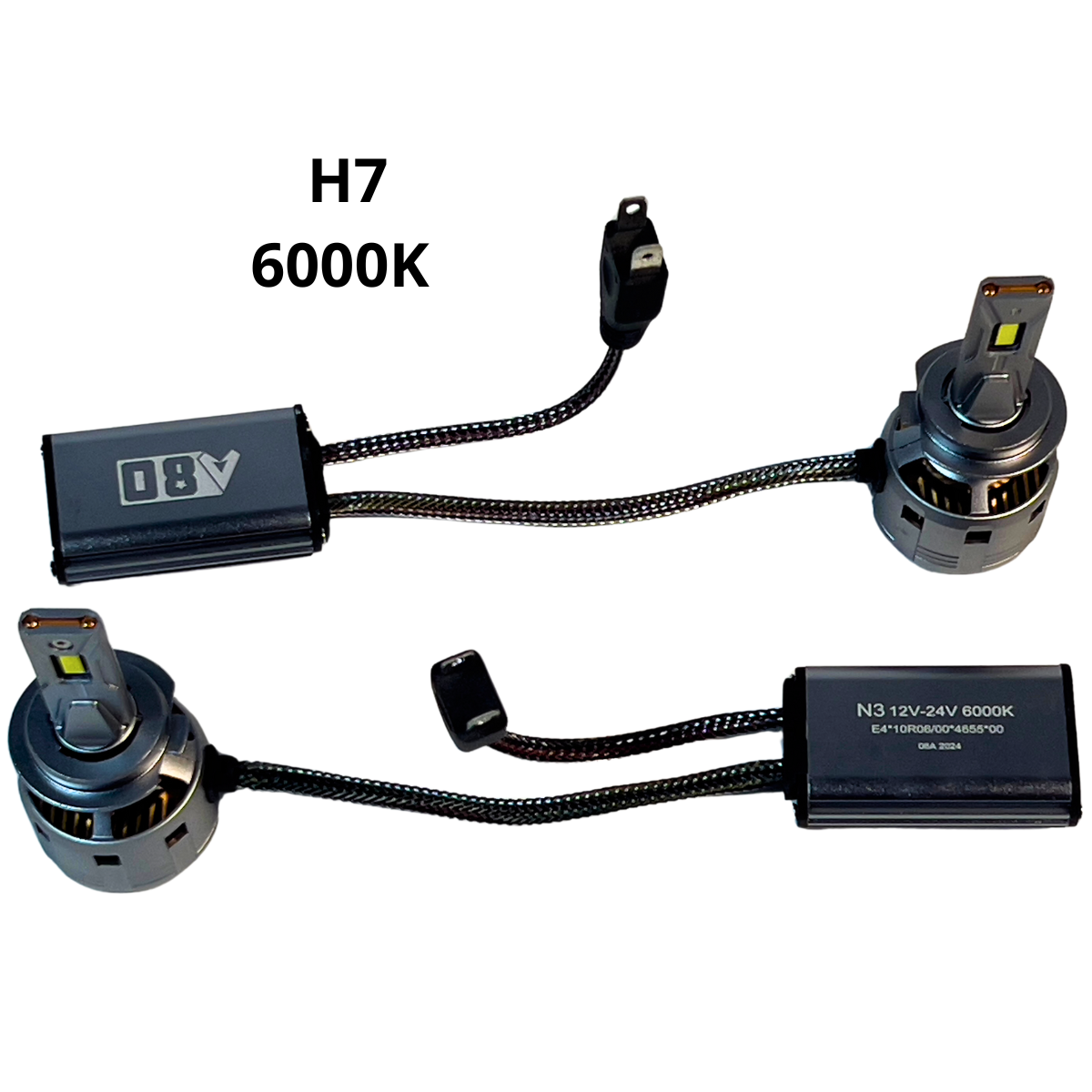Светодиодные лампы H7 6000К Led 12-24V