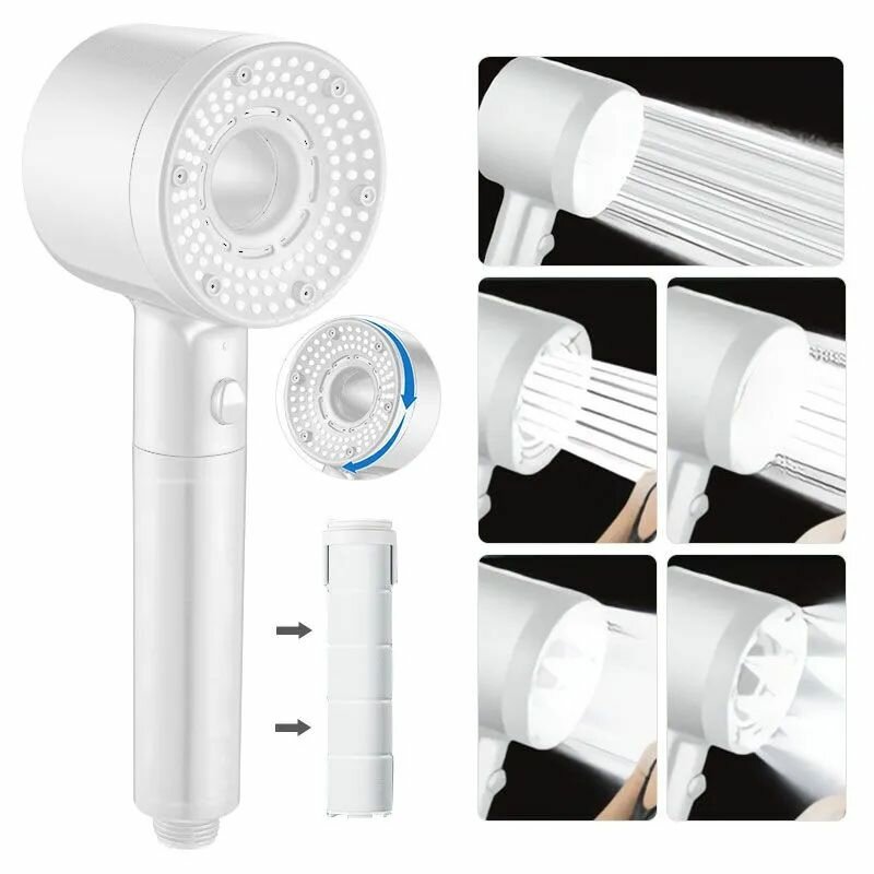 Мощный ручной распылитель под давлением, ванна с распылителем, фильтрующая насадка для душа в душе