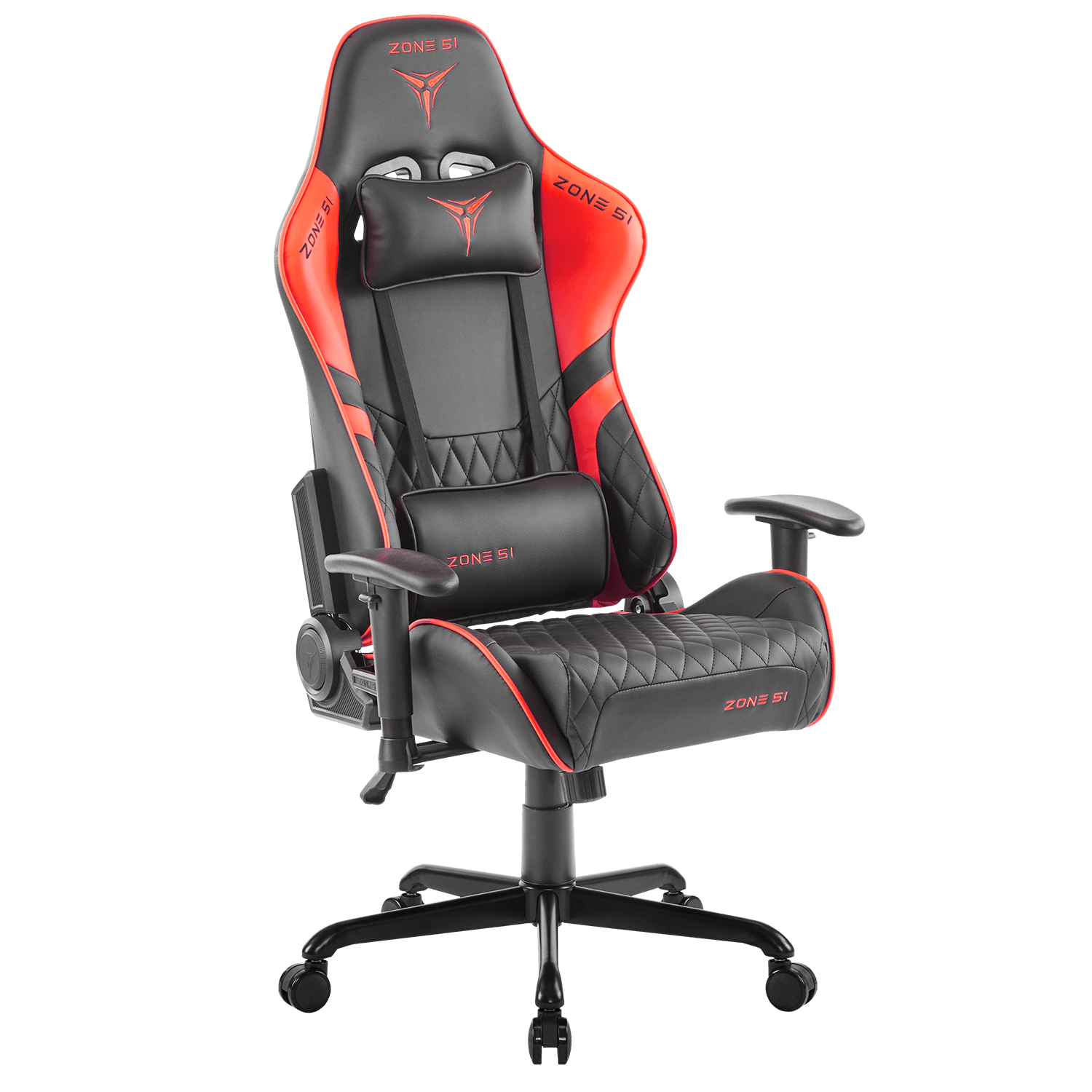 Игровое компьютерное кресло Zone 51 Clubpoint Black-Red, экокожа