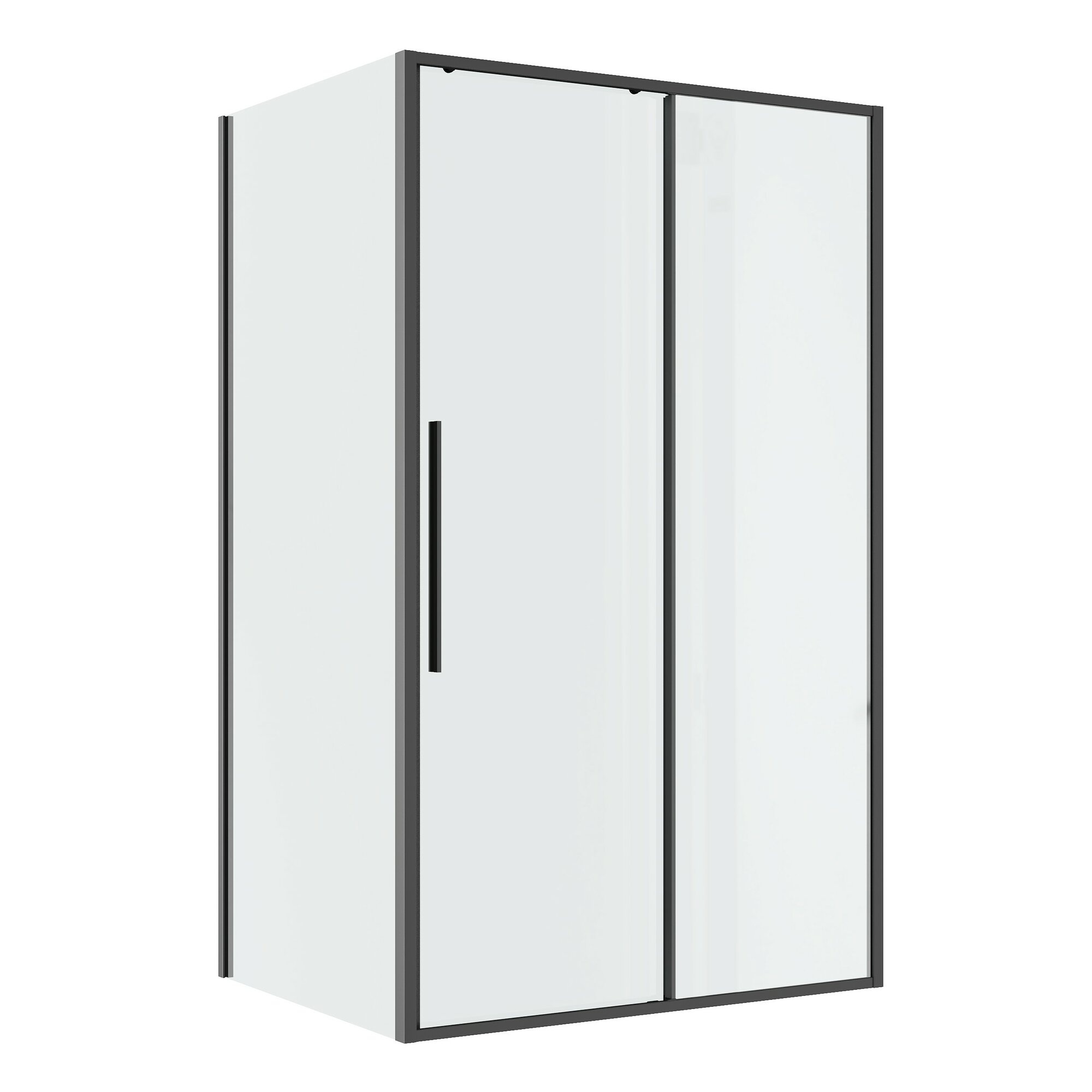 Душевое ограждение Niagara Nova NG-34-11AGR-A80GR-34 (110х80х195) прямоугольник, раздвижная, графит, ст