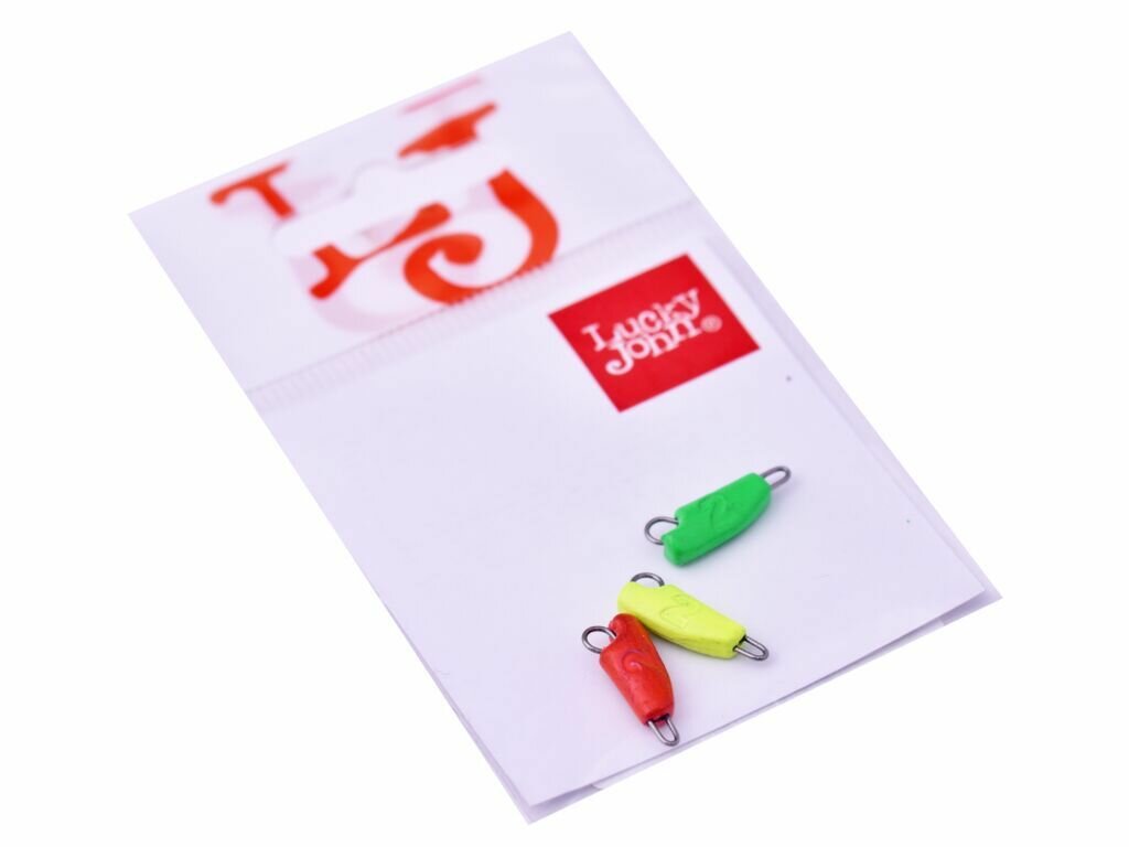 Груз-головки Lucky John ROVER ROVER разборные 2г, набор 3шт