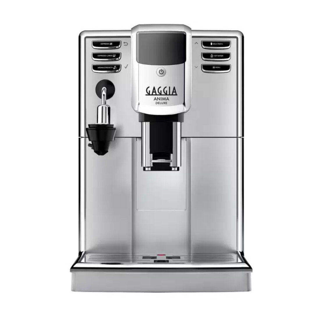 Автоматическая кофемашина GAGGIA ANIMA DLX AMF SS, 1850 Вт, 15 бар, серебристый/черный