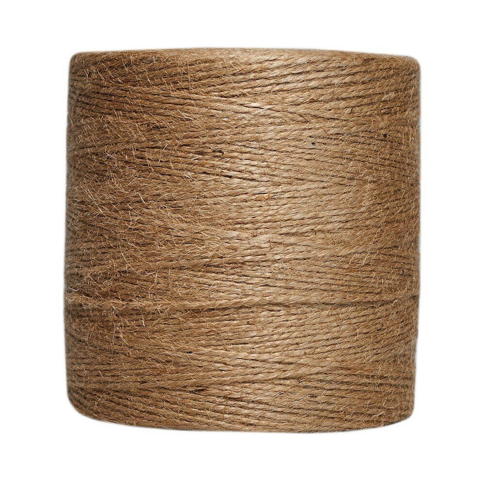 Шпагат крученый джутовый 2 пряди d1,5 мм 1400 м МДС повышенной плотности