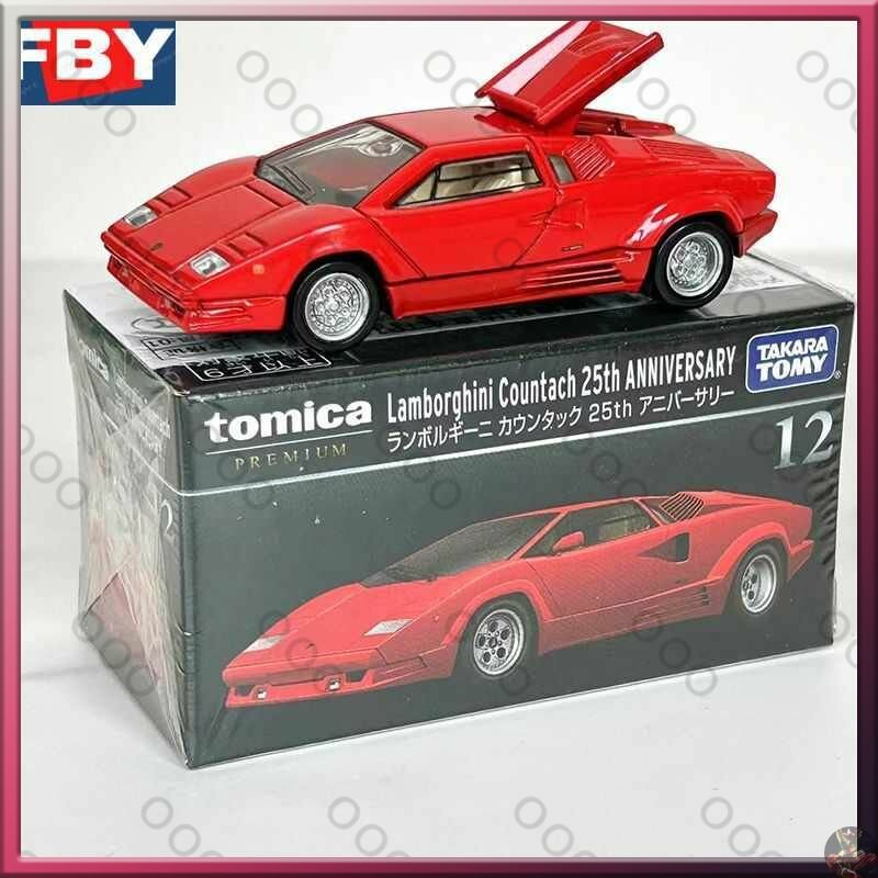 Машинка TOMICA TOMY 1/64 TP12 Lamborghini Countach 25th Anniversary Red Premium Подарок детям коллекции игрушек из сплава автомобилей