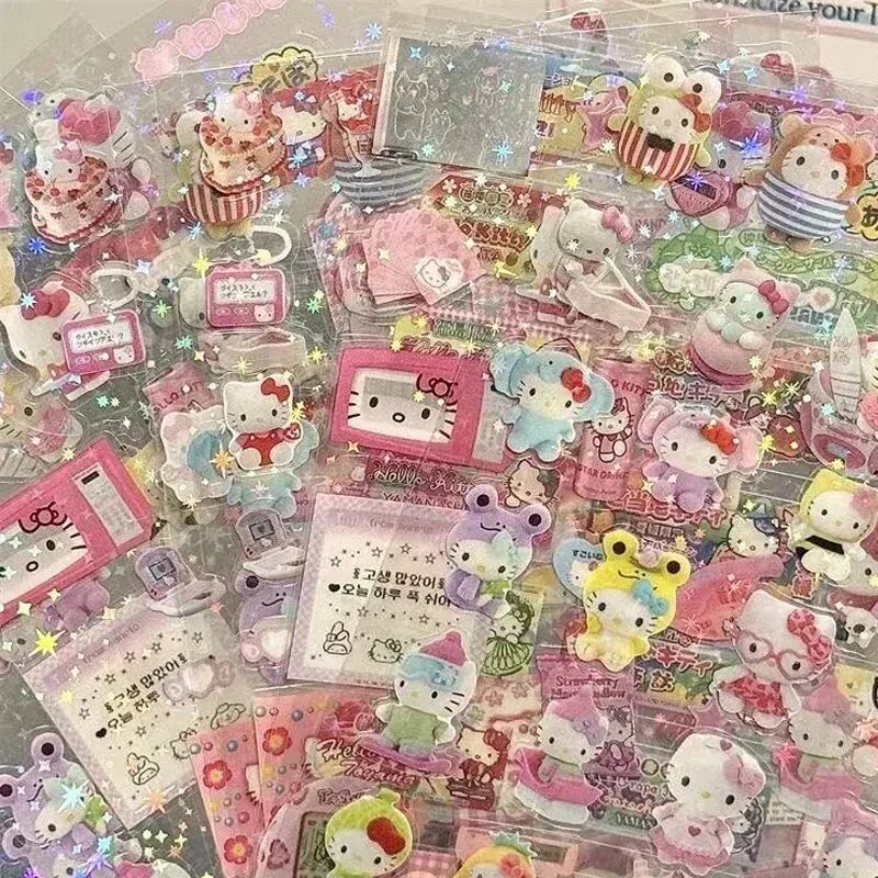 Набор наклеек Hello Kitty и Rilakkuma Bandai HelloKitty-5Sheets