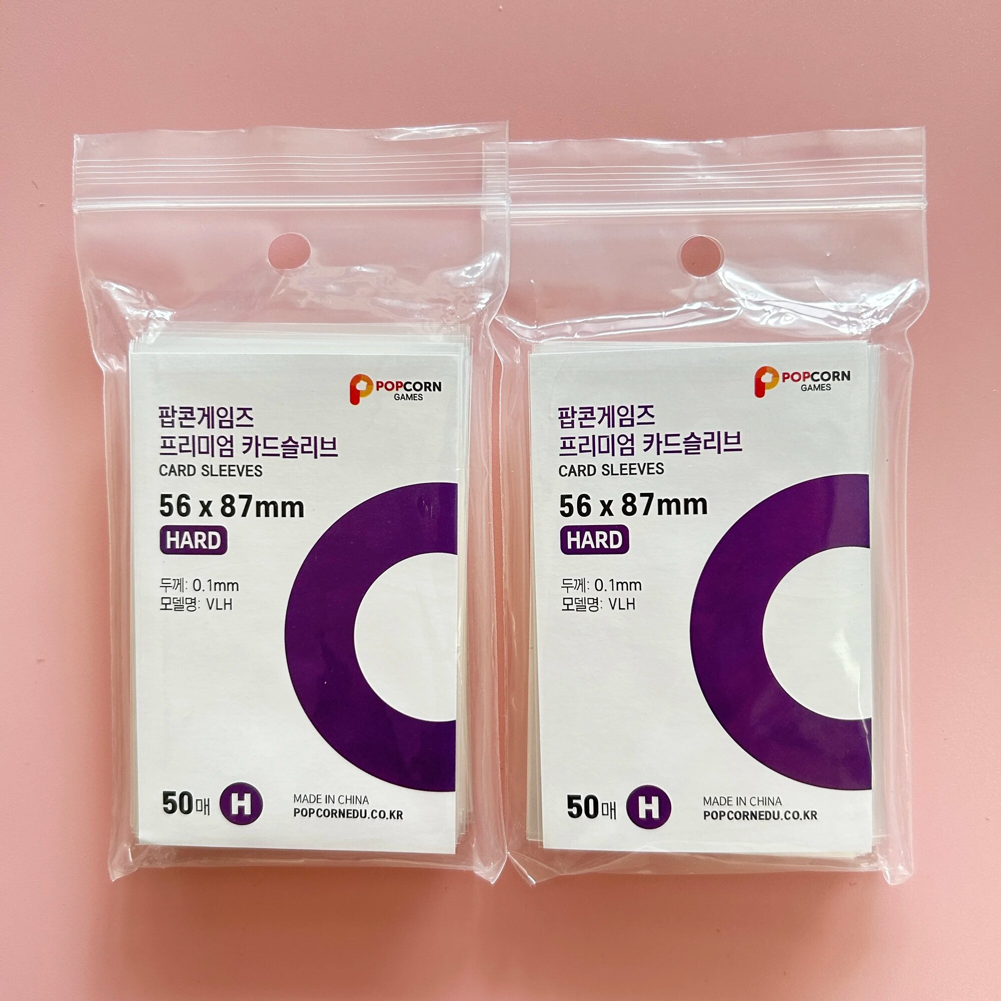 Рукава для карточек Popcorn 56x87mm, 100шт