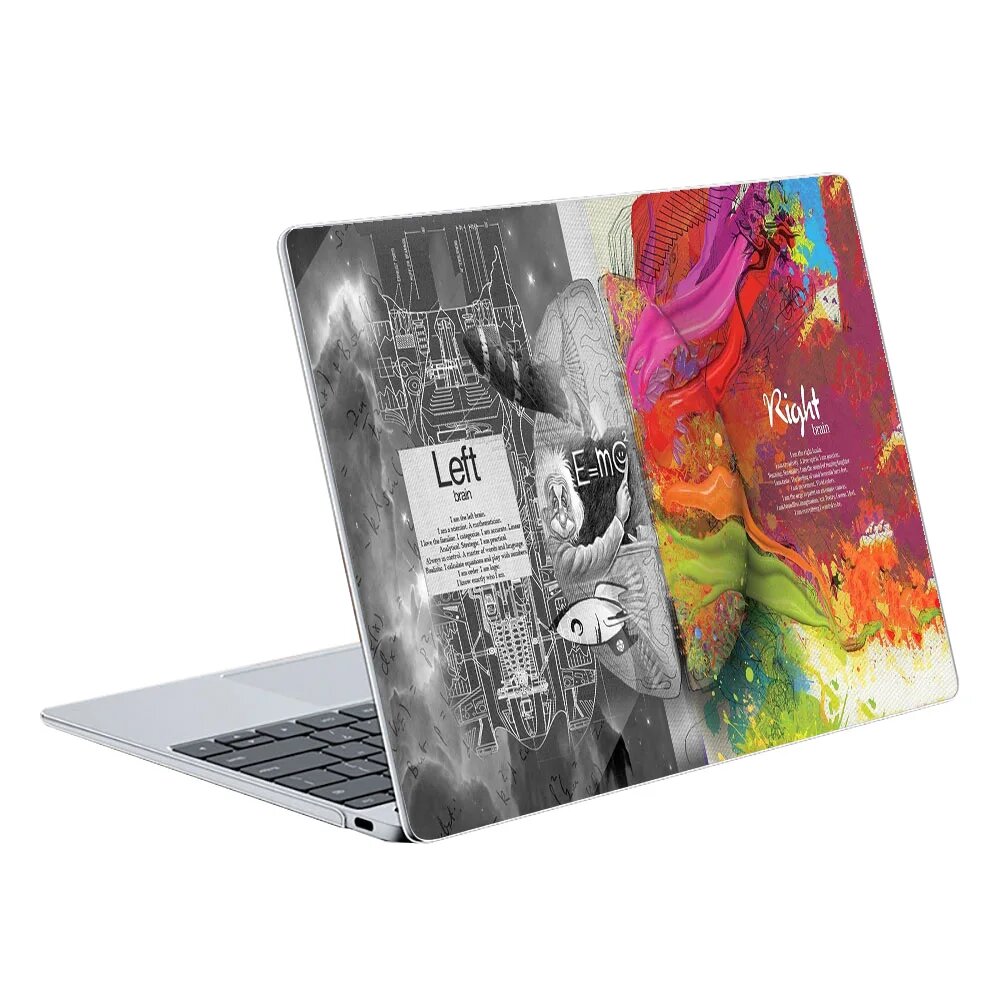 Чехол для ноутбука Cola Bubbles цветочный пластик Huawei MateBook D14 D15 D16 Honor MagicBook 15, 01