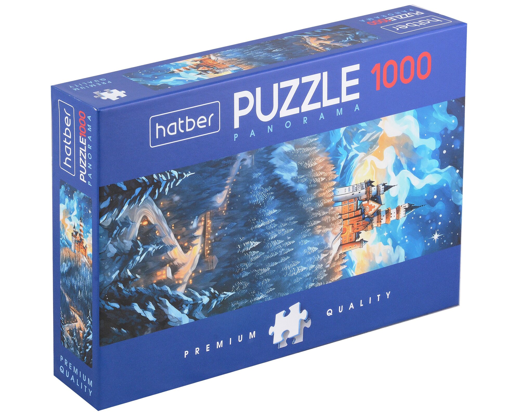 Пазл hatber "Зимний замок", 1000 элементов
