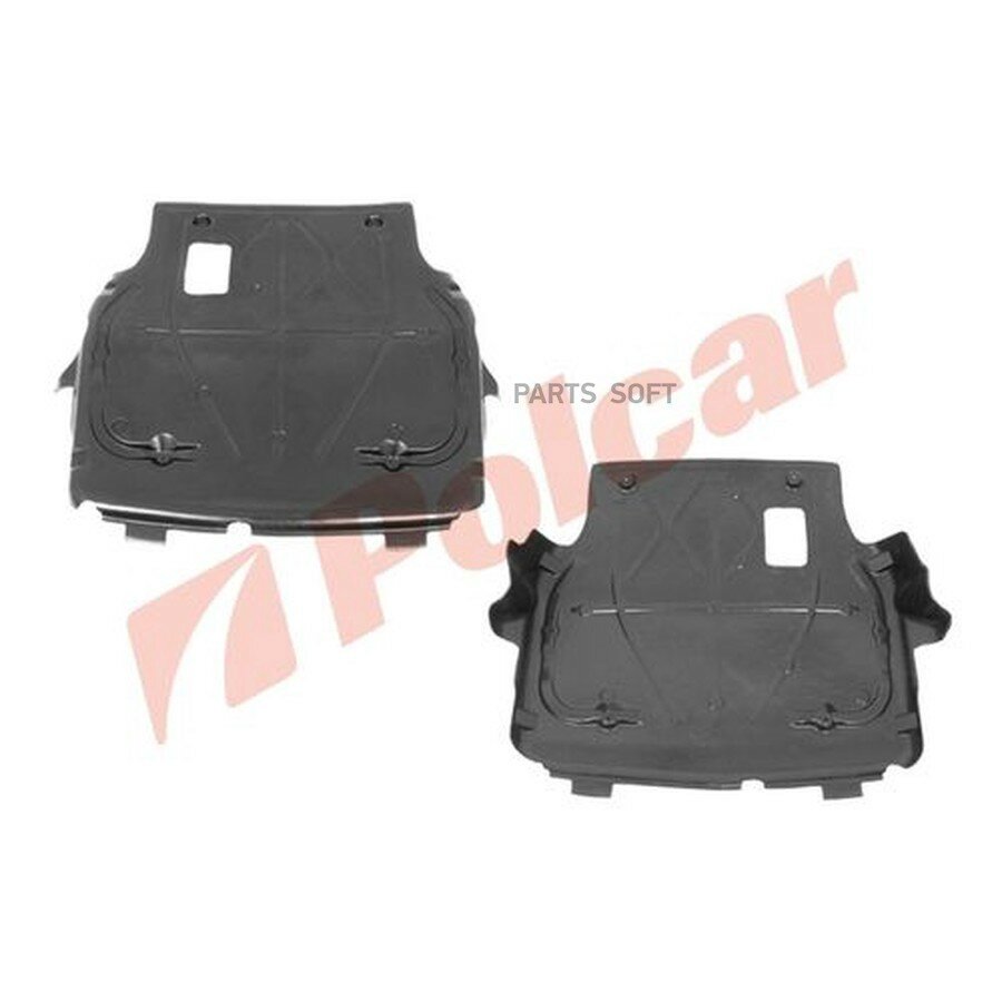 Защита двигателя VW T5 от официального дистрибьютора, POLCAR, артикул 9568346