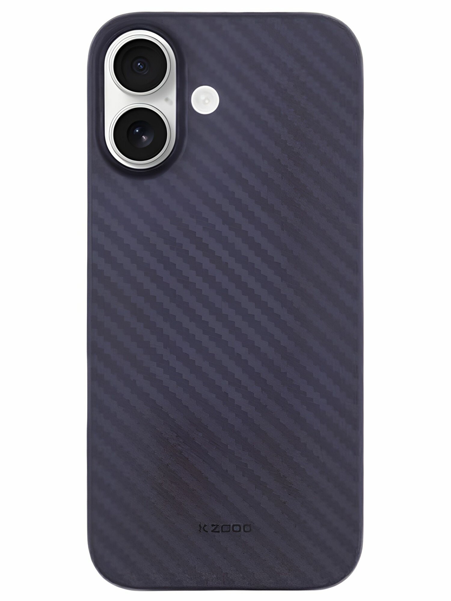 Чехол на iPhone 17, Air Carbon ультратонкий пластик, фиолетовый