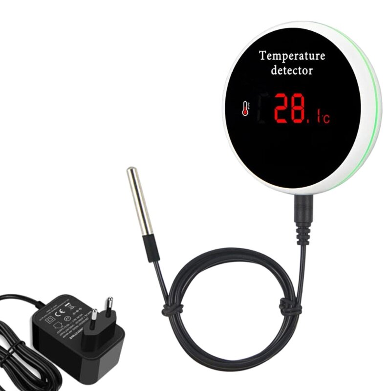 WiFi Датчик температуры Беспроводное Подключение Монитор Температуры для Бытовой Техники Мониторинг Морозильной Камеры Холодильника
