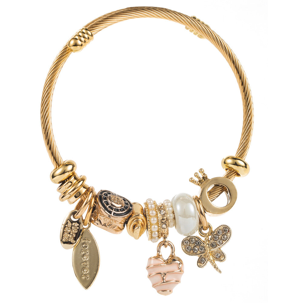 YM Mall Браслет блестящий Замок-ключ Подвесной Для друзей Укрепляет доверие