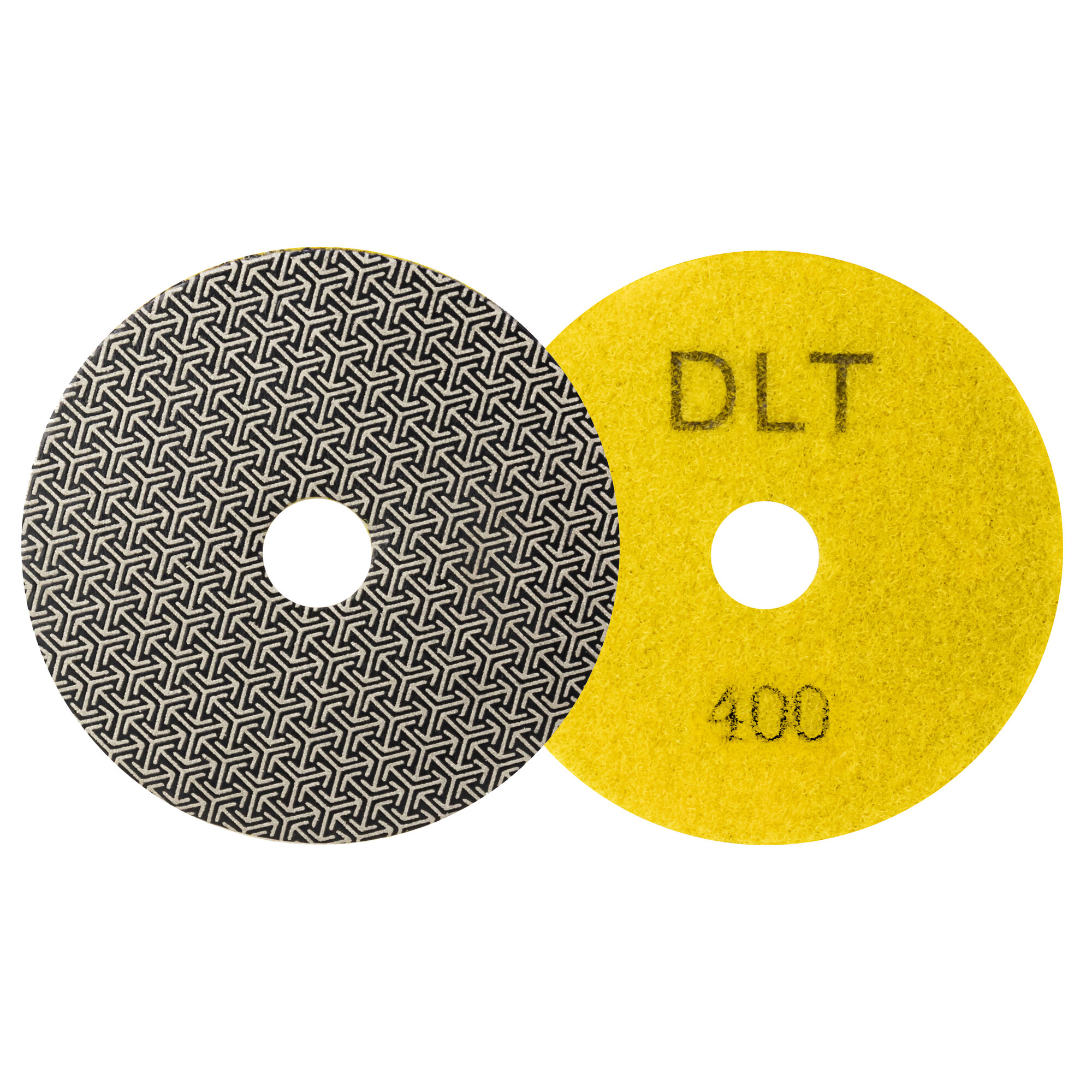 Круг алмазный гибкий шлифовальный (гальваника) DLT №14, d-100мм, зерн.#400, арт.1480