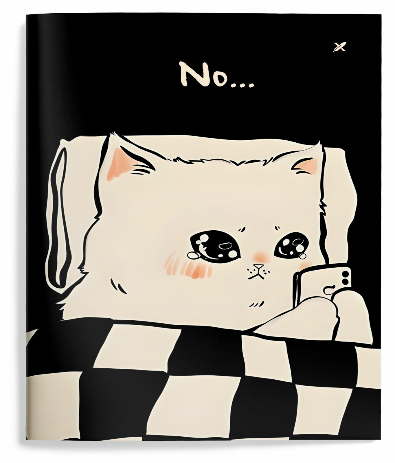 Книжка записная LOREX "MOOD CAT", А6 98х140 мм 32 л, мягкая обложка, клетка 1 шт