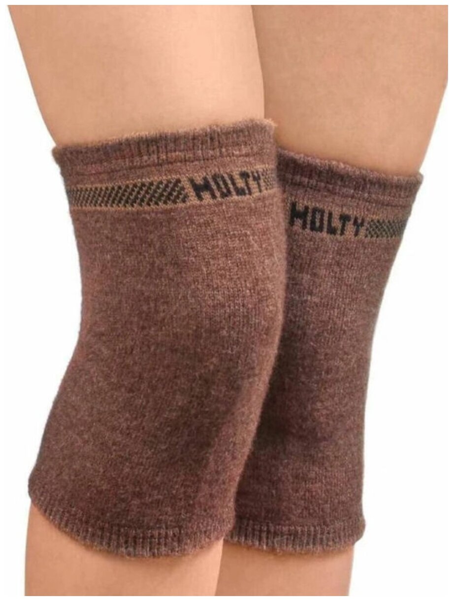2шт./уп. Наколенник согревающий из верблюжьей шерсти Holty 040406-0021, Коричневый, 2